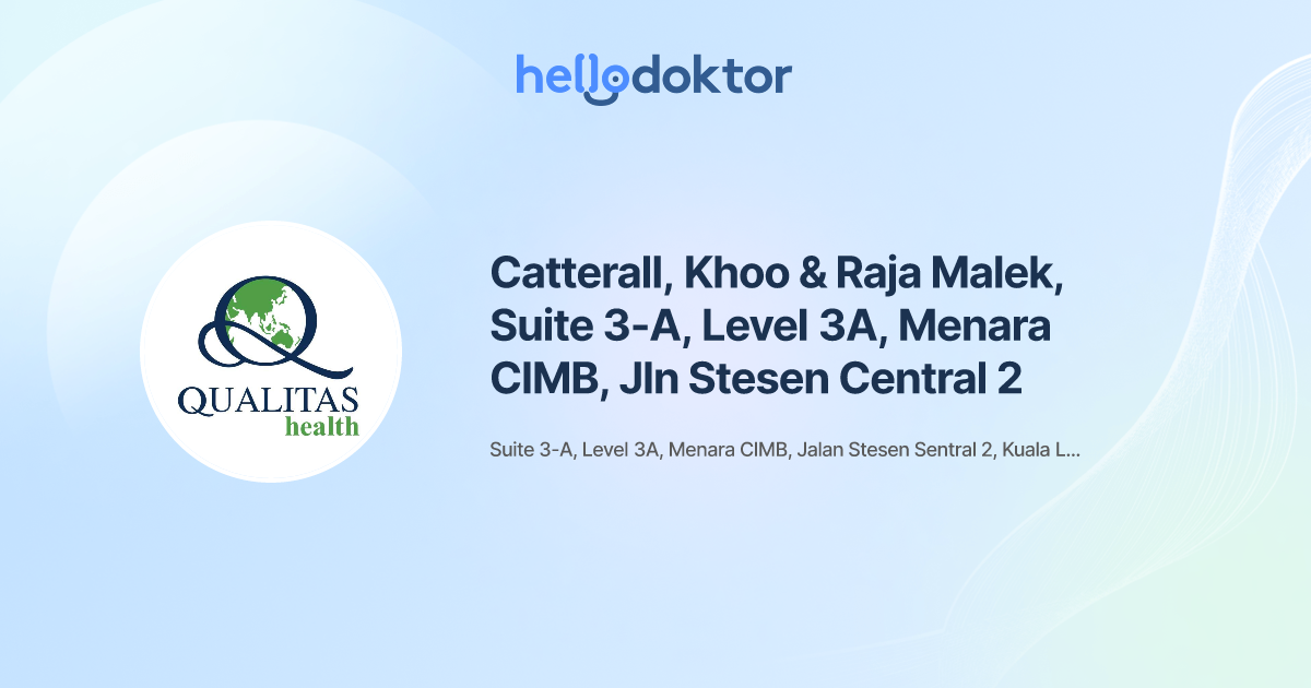 Catterall, Khoo & Raja Malek, Suite 3-A, Level 3A, Menara CIMB, Jln ...