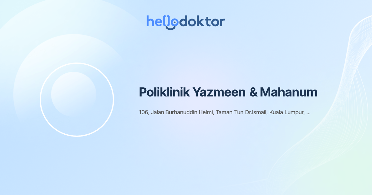 Poliklinik Yazmeen & Mahanum
