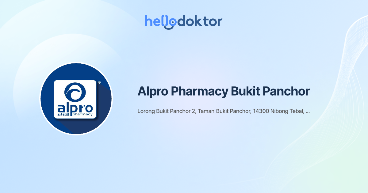 Alpro Pharmacy Bukit Panchor