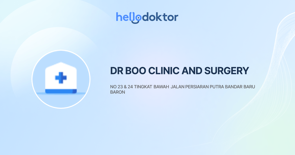 DR BOO CLINIC AND SURGERY