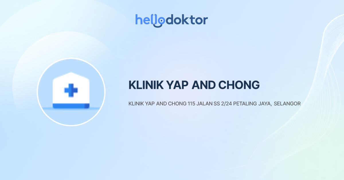 KLINIK YAP AND CHONG