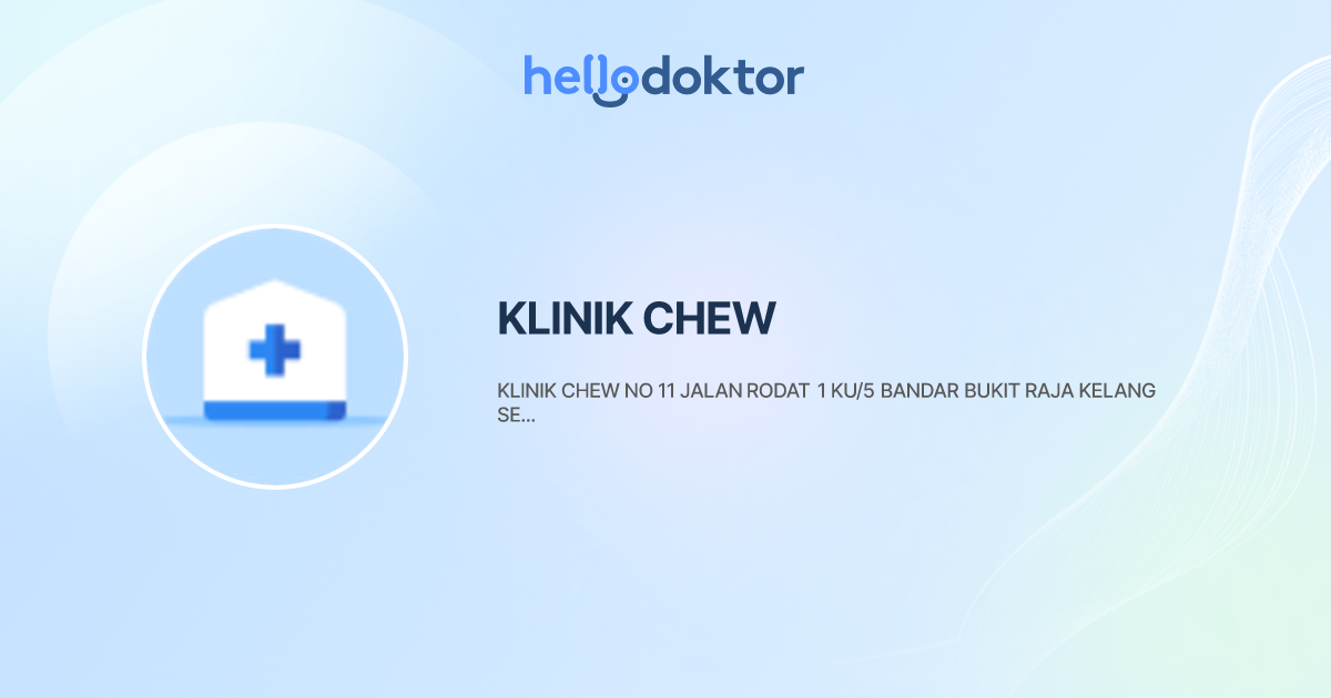 KLINIK CHEW