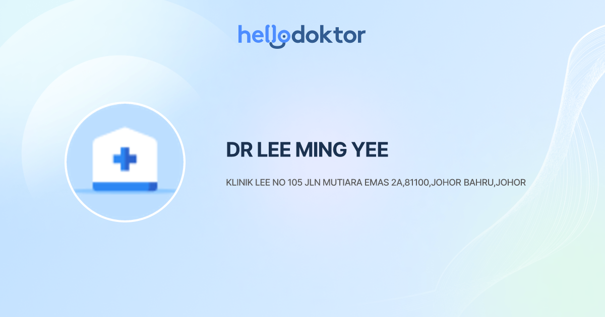 DR LEE MING YEE