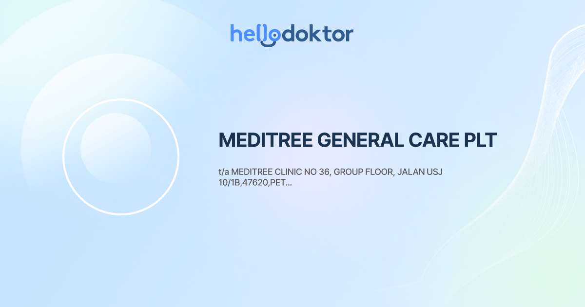 MEDITREE GENERAL CARE PLT