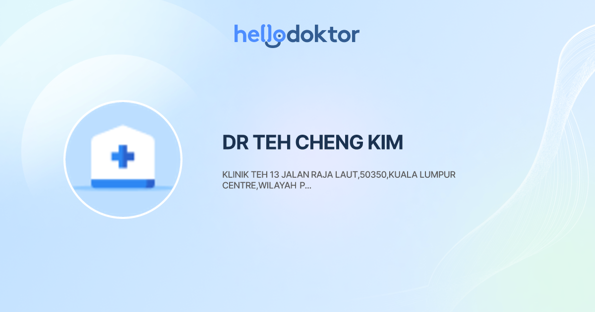 DR TEH CHENG KIM