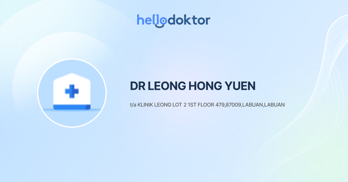 DR LEONG HONG YUEN