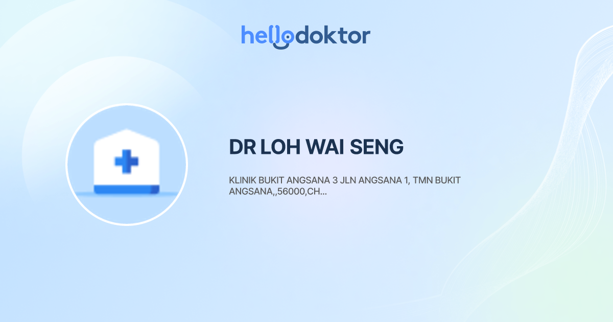 DR LOH WAI SENG