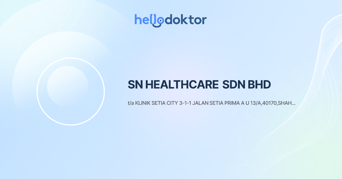 SN HEALTHCARE SDN BHD