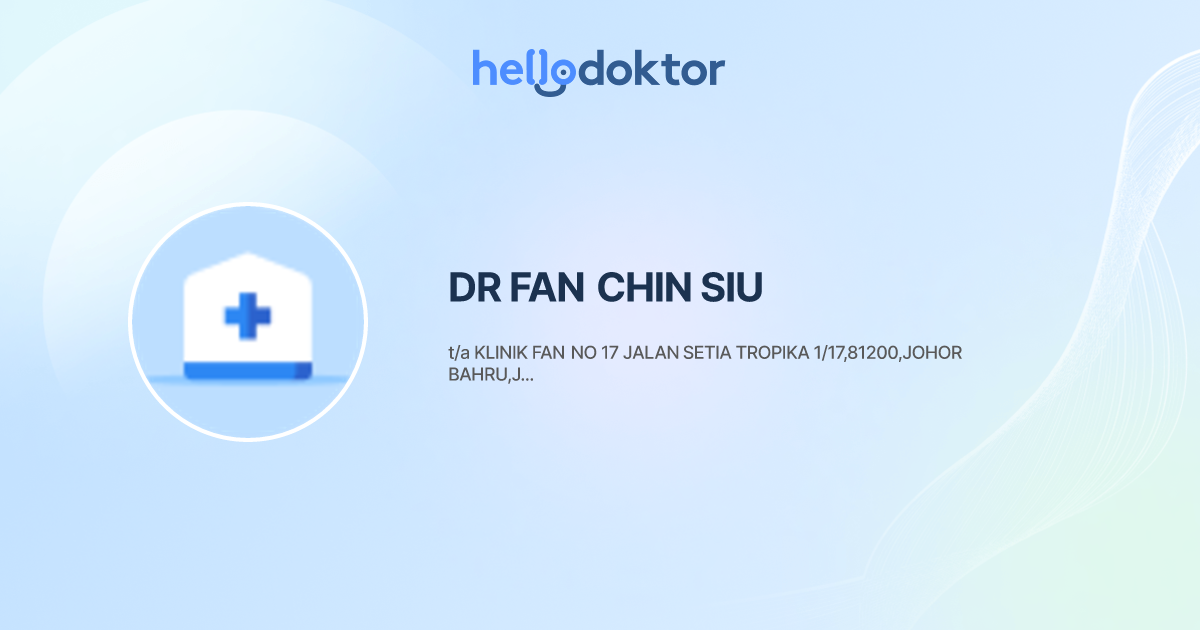 DR FAN CHIN SIU