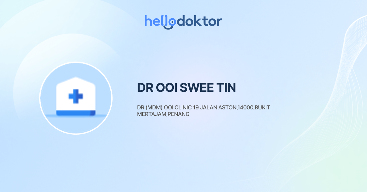 DR OOI SWEE TIN