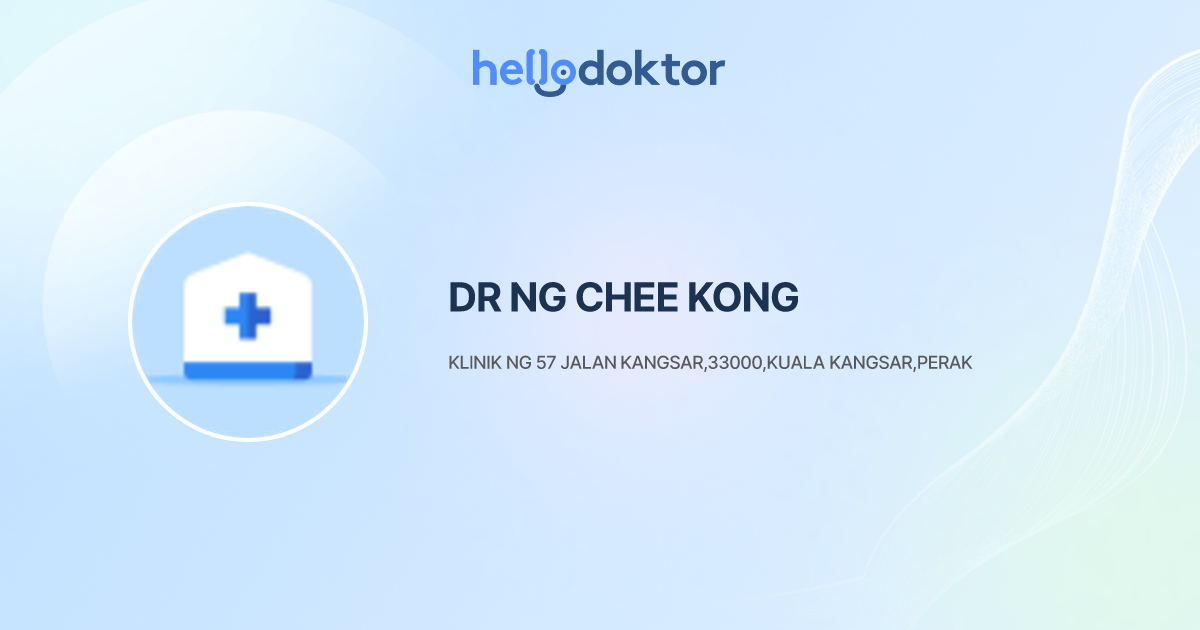 DR NG CHEE KONG