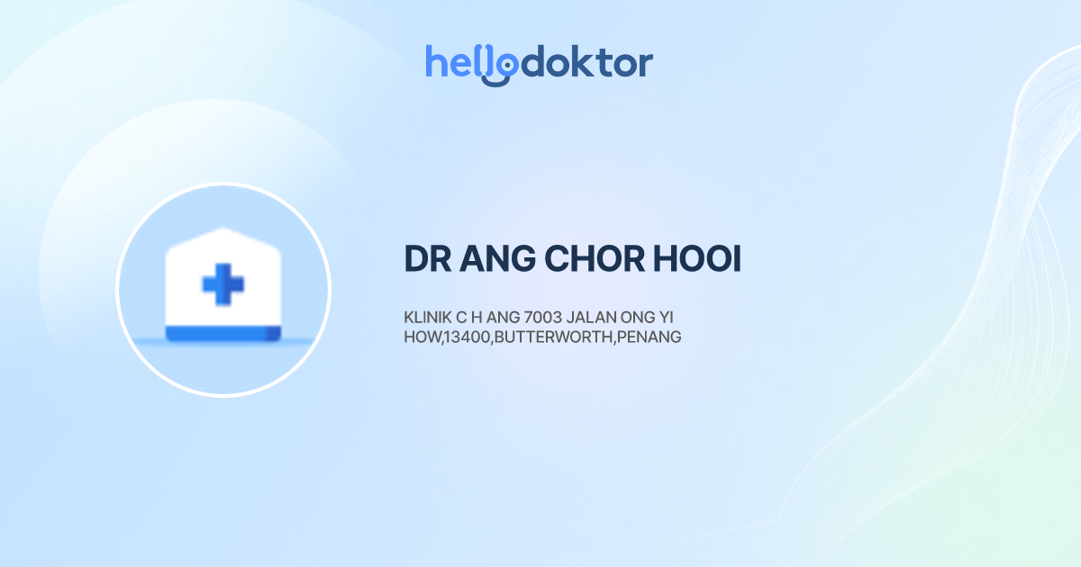 DR ANG CHOR HOOI